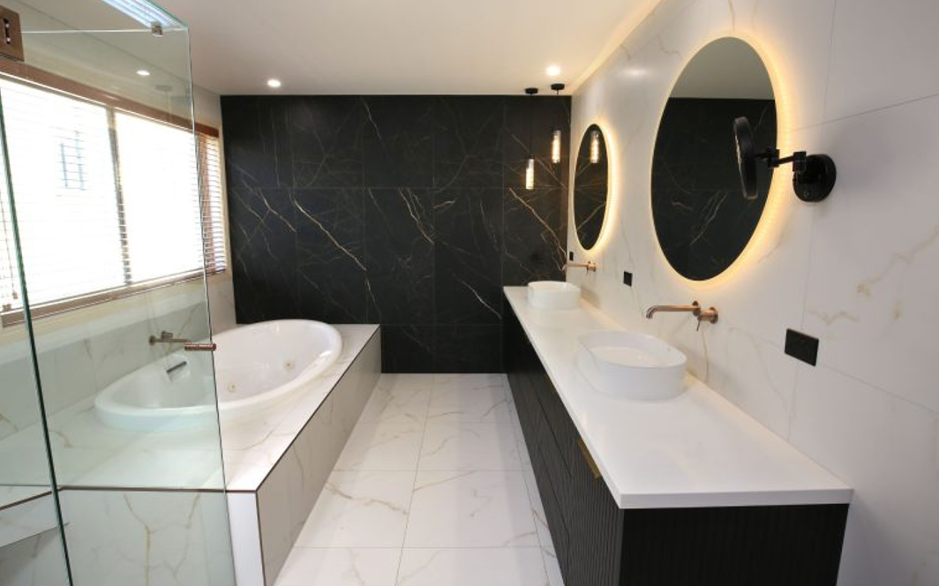 Natural Stone vs Engineered Stone: What Works Best in Bathrooms | AAA Build